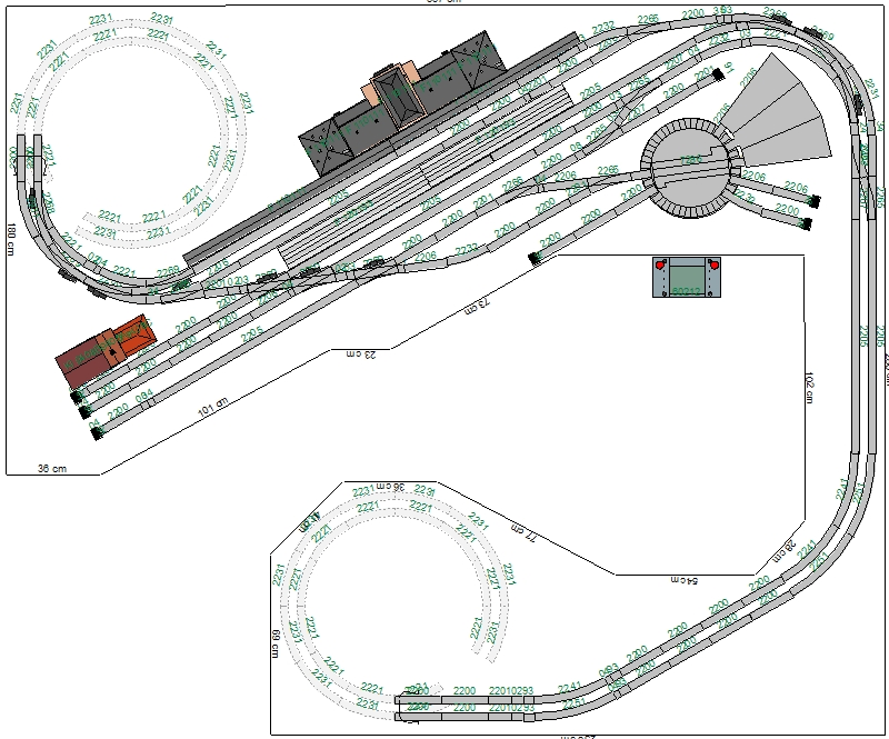 Anlagenplanung » Planung einer neuen K-Gleis Anlage