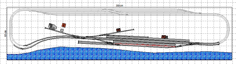 Anlagenplanung » Flußtal in Spur Z